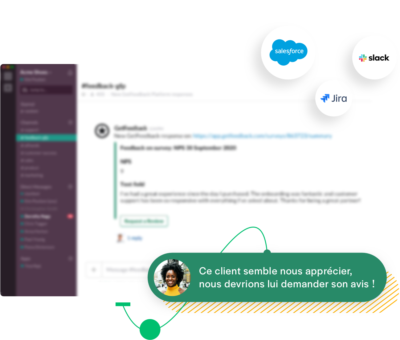 GetFeedback et Salesforce : Sondages CX - GetFeedback