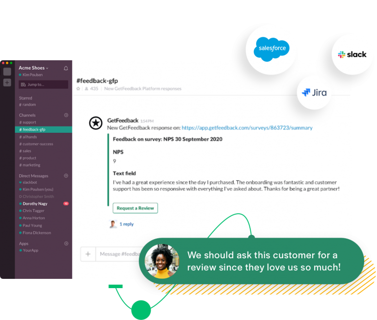 GetFeedback & Salesforce: CX Surveys - GetFeedback