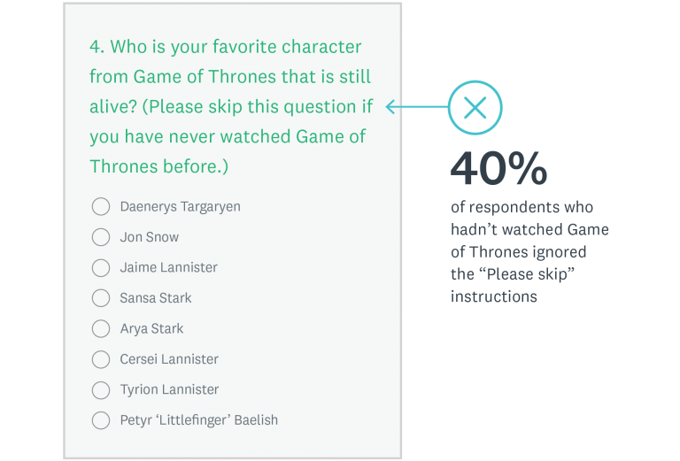 Using skip logic means better data: Here's proof | SurveyMonkey