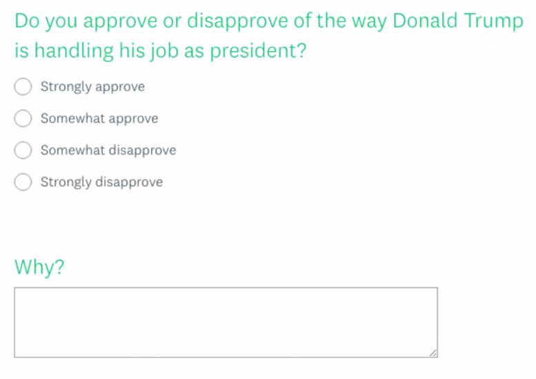 On Trump approval, asking "Why?" reveals differences by education ...