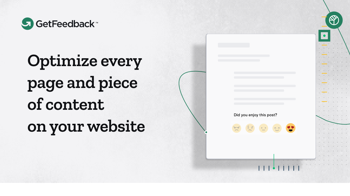 In-Page website feedback | GetFeedback