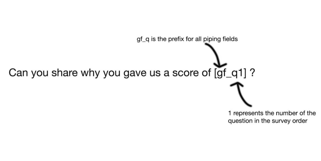 Question and Answer Piping | GetFeedback Help