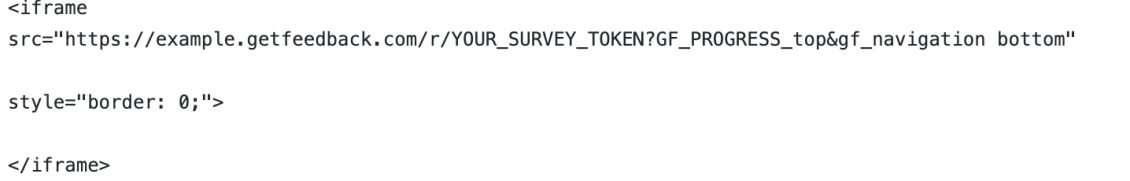 In-Page Widgets | GetFeedback Help