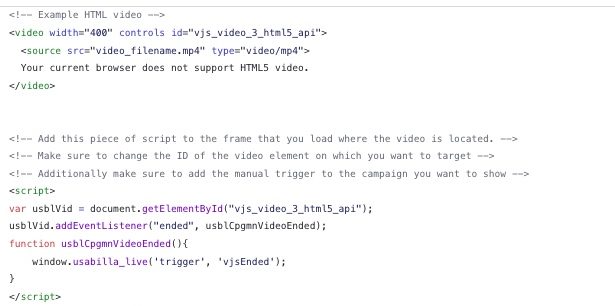 Trigger Feedback after a Video | GetFeedback Help