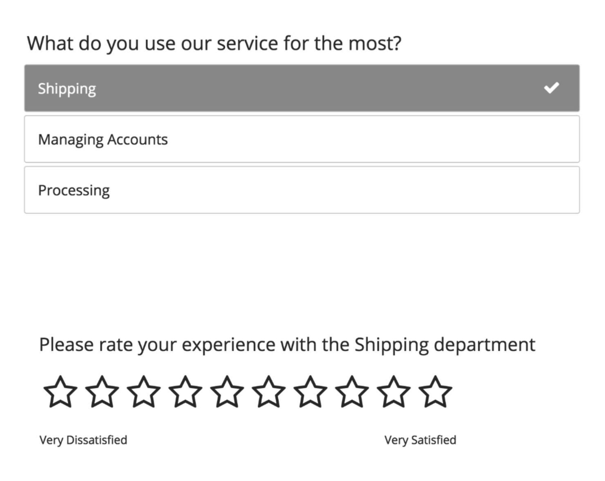 Question and Answer Piping | GetFeedback Help