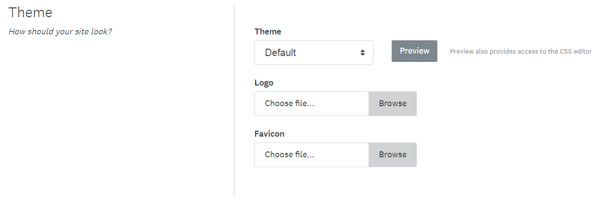 General Settings: Overview | Apply Help
