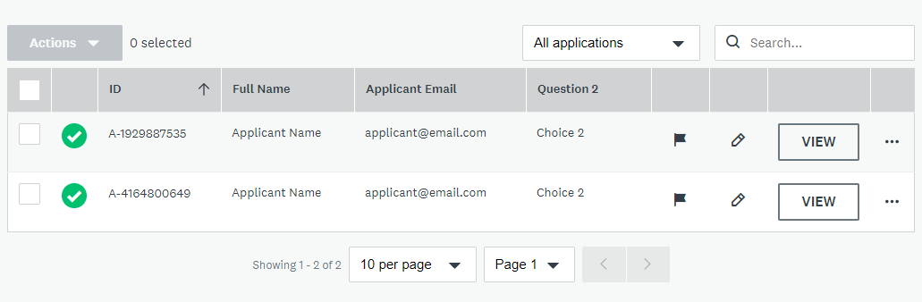 How to Modify the Assignment Table and Summary for Reviewers | Apply Help