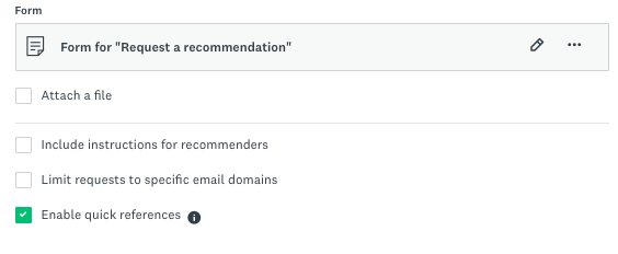 Get a Recommendation Task | Apply Help