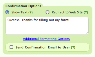 Form Settings | Wufoo Help