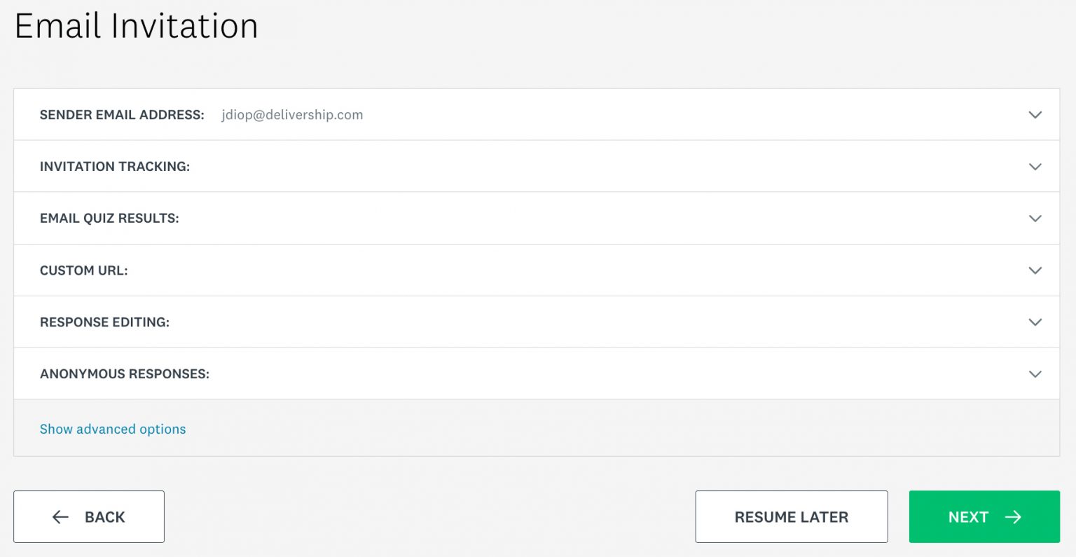 Sending Surveys via Email Invitation | SurveyMonkey Help