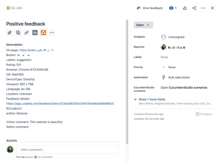 Jira Integration Getfeedback Help