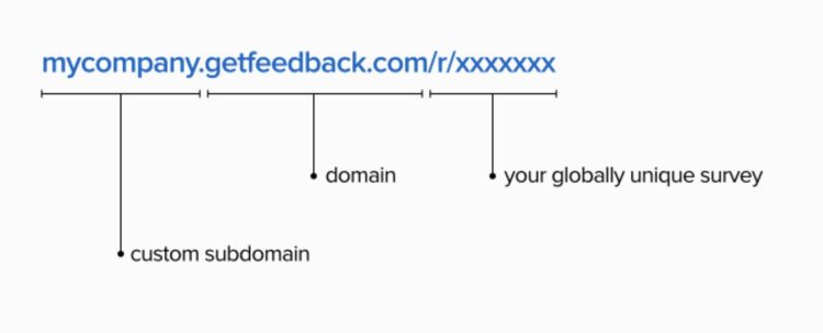 Custom Survey Links and Domains | GetFeedback Help