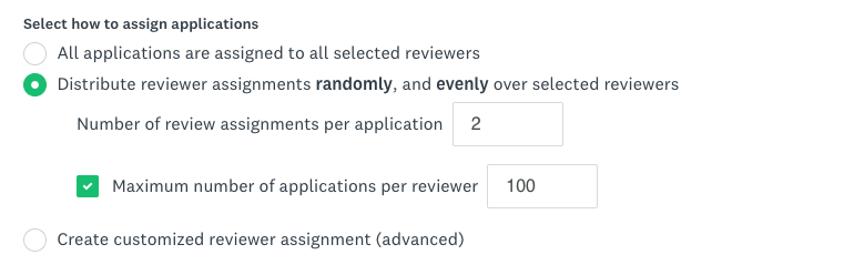 How to Automatically Distribute Applications to Reviewers | Apply Help