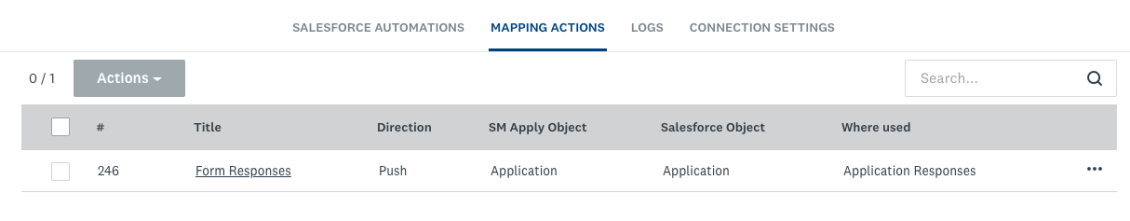 How to Create a Salesforce v4 Mapping | Apply Help