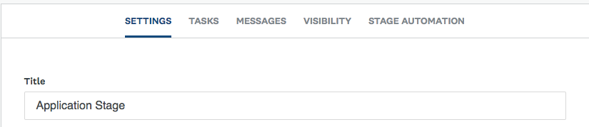 How to Rename a Stage | Apply Help