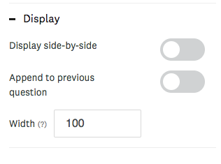 Section Heading Question | Apply Help