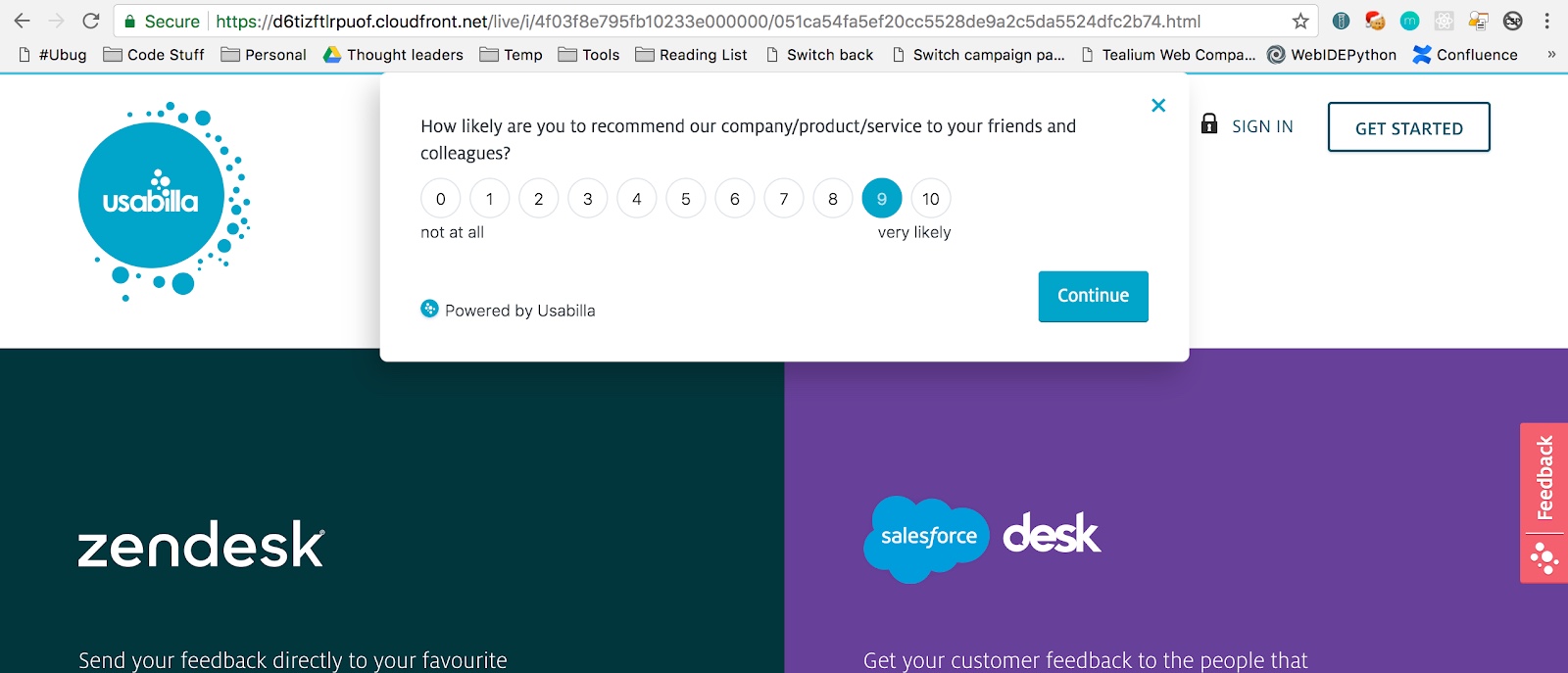 Survey Theme: Website | GetFeedback Help