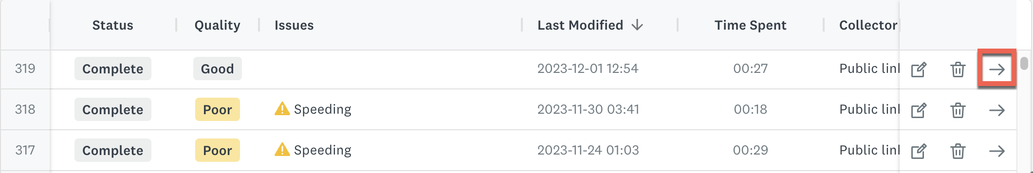 Viewing Individual Responses | SurveyMonkey