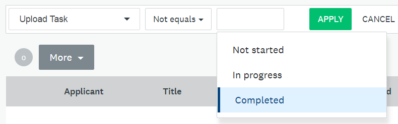 How to Filter Applications | Apply Help