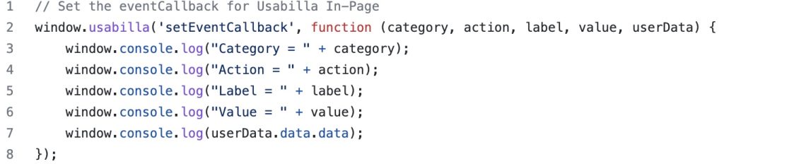 Event Callbacks | GetFeedback Help