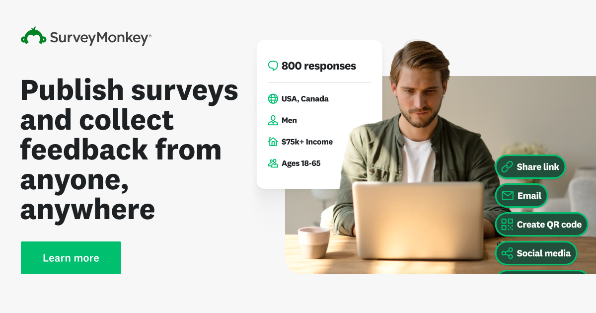 SurveyMonkey - Easily Collect Feedback And Data From Anyone, Anywhere