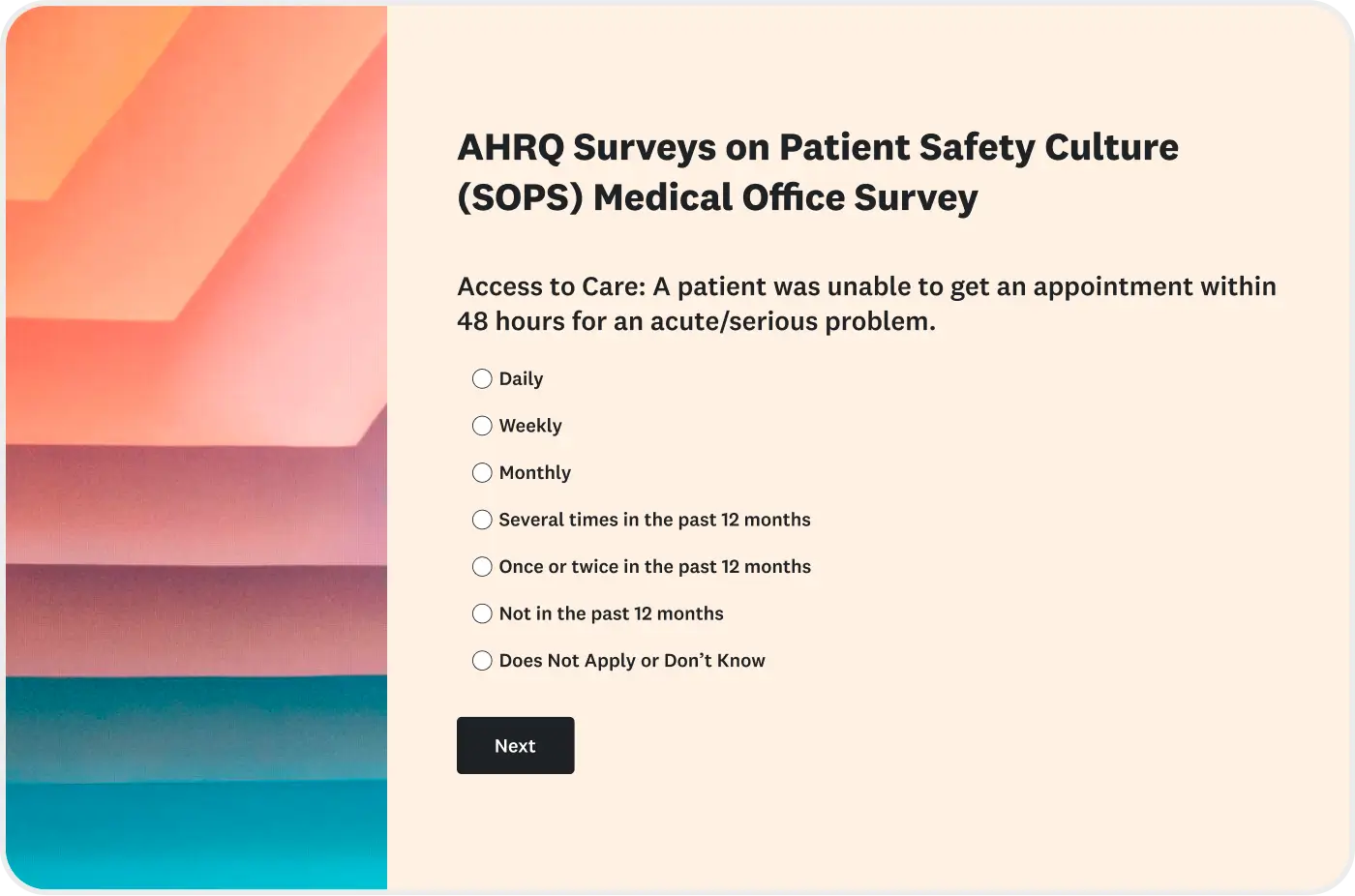 Patient Safety Survey Templates