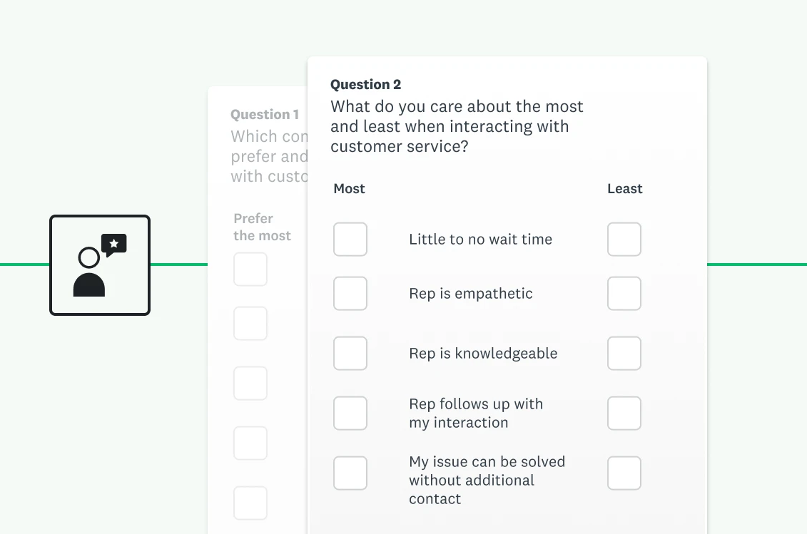 MaxDiff survey examples and how to use MaxDiff analysis.