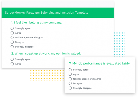 Belonging And Inclusion Survey Template | SurveyMonkey