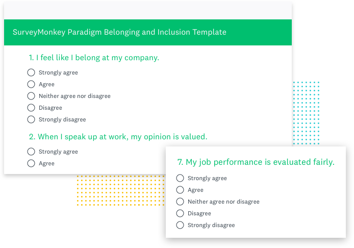Belonging And Inclusion Survey Template | SurveyMonkey