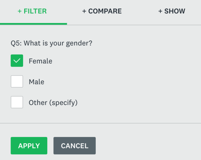 Survey Filtering Made Simple