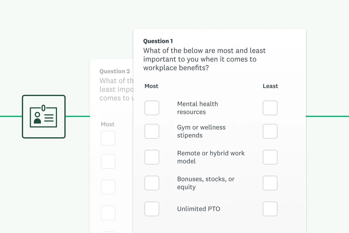 MaxDiff survey examples and how to use MaxDiff analysis.