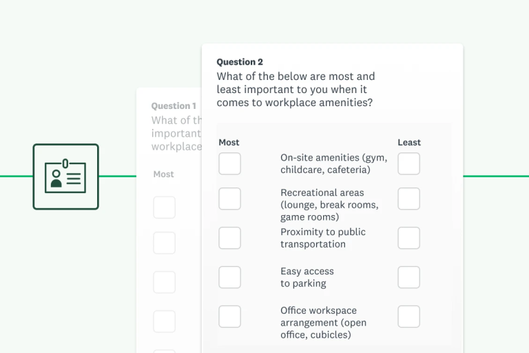 MaxDiff survey examples and how to use MaxDiff analysis.