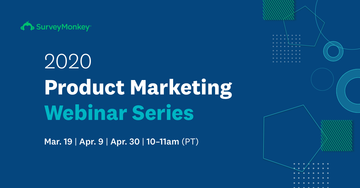 Product Marketing Webinar Series By SurveyMonkey