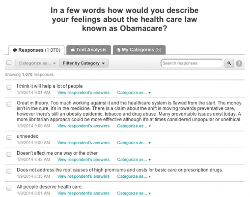 How To Analyze Open-ended Responses | SurveyMonkey