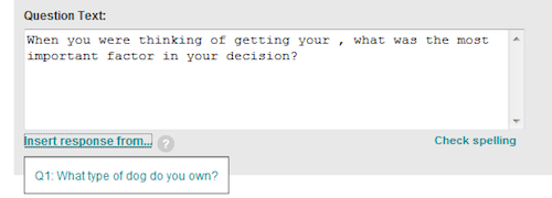 New Advanced Logic Feature: Question And Answer Piping
