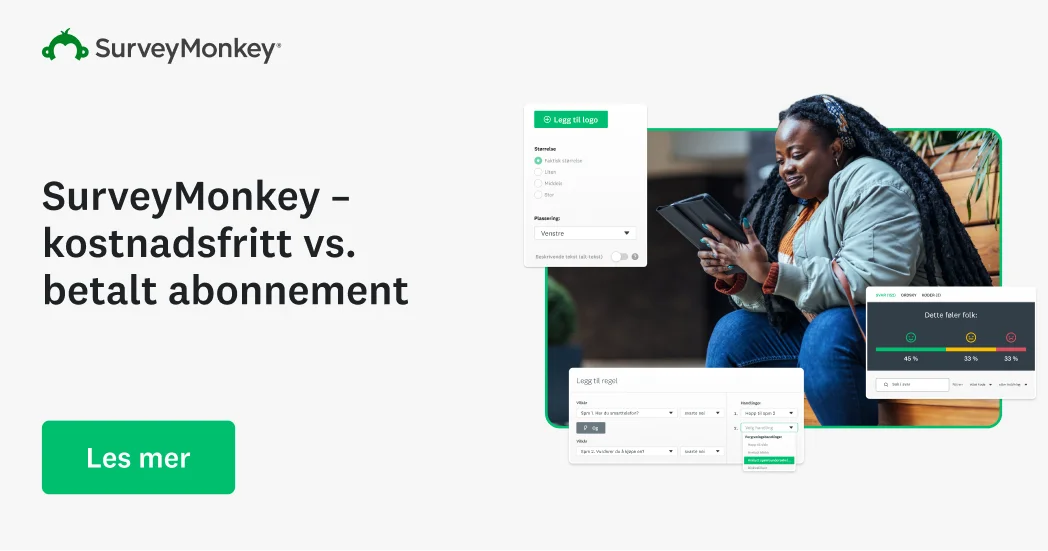 SurveyMonkey – kostnadsfritt vs. betalt abonnement | SurveyMonkey