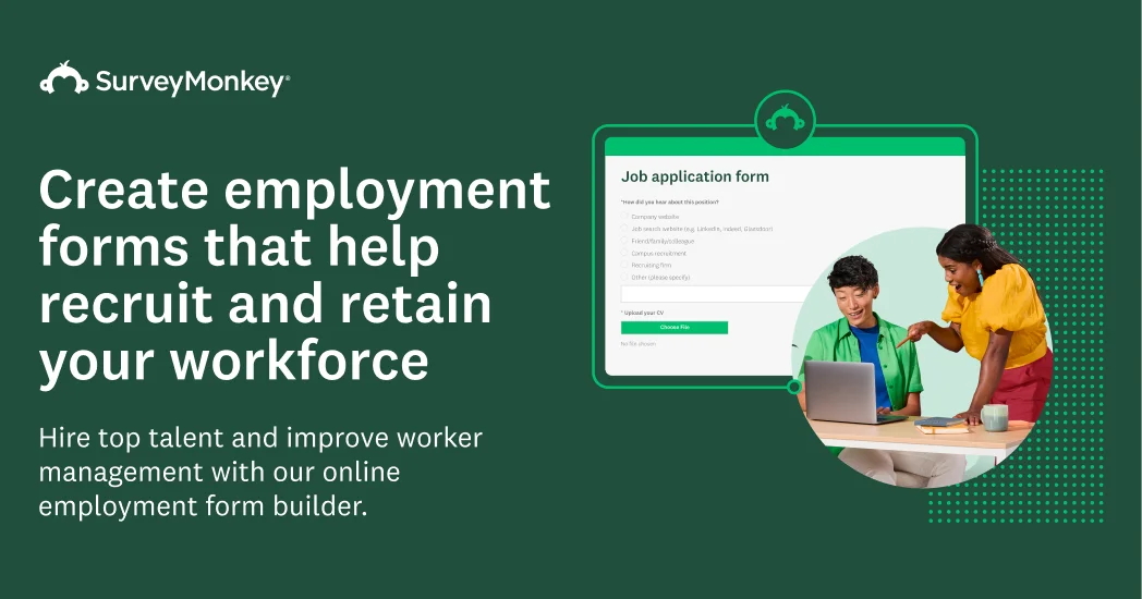 Online employment form builder | SurveyMonkey