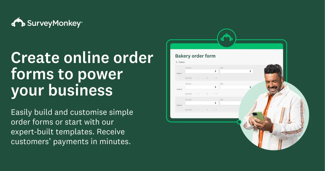Online order form builder | SurveyMonkey