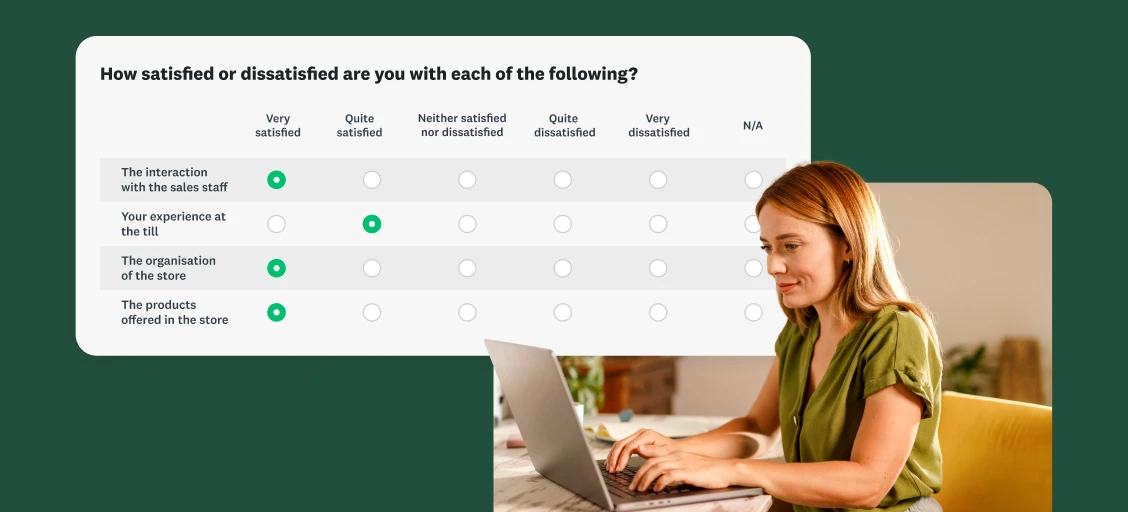 4 Tips For Writing Matrix Questions With Examples | SurveyMonkey