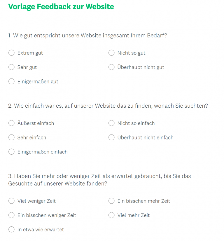 Der standardisierte Fragebogen | SurveyMonkey