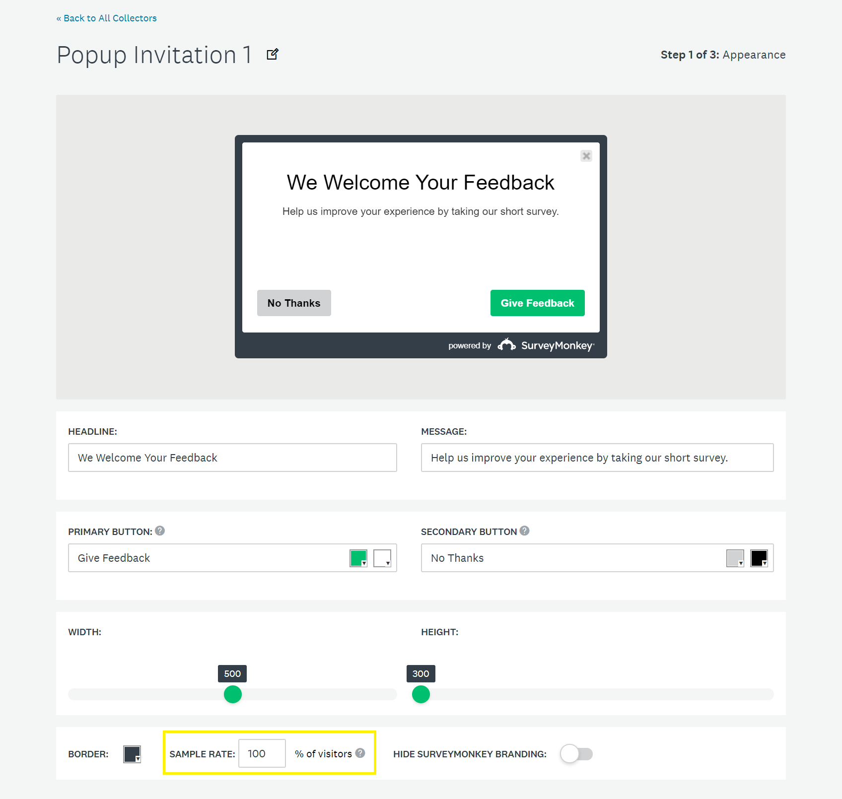 Add A Pop Up Survey On Your Website | SurveyMonkey